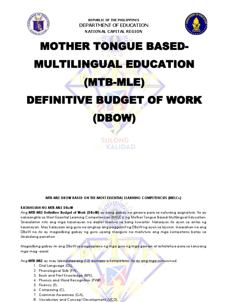MTB Dbow Translated | PDF