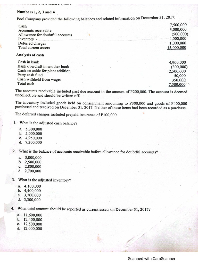 ACC 144 FAR (Assessment) | PDF