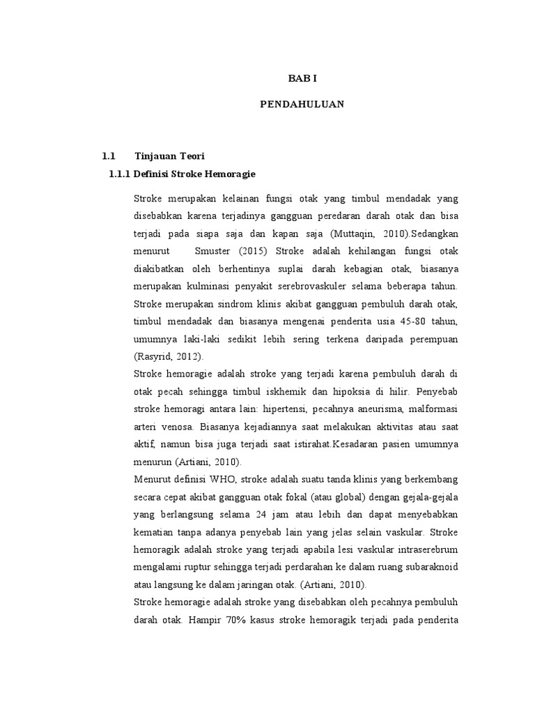 LP Stroke Hemoragik Fix | PDF