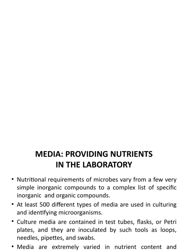 Types of Microbiological Media Explained | PDF | Growth Medium | Agar