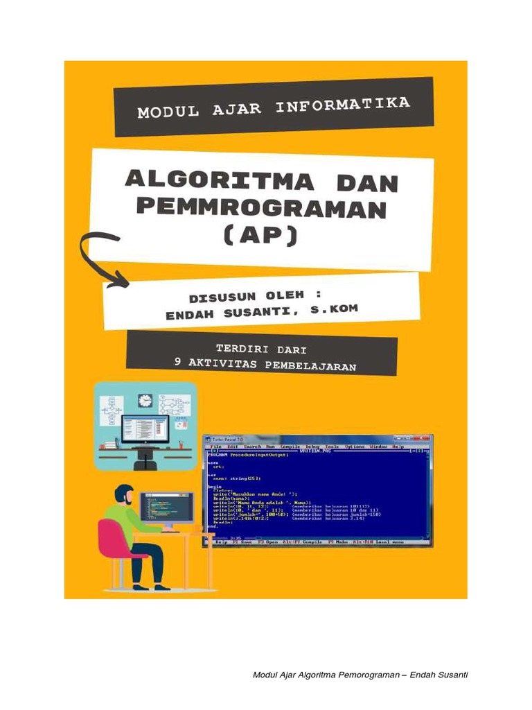 Modul Ajar Informatika - Algoritma Dan Pemrograman - Fase E | PDF