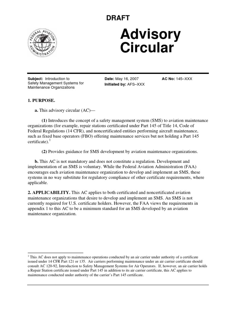 Advisory Circular | PDF | Risk Management | Safety