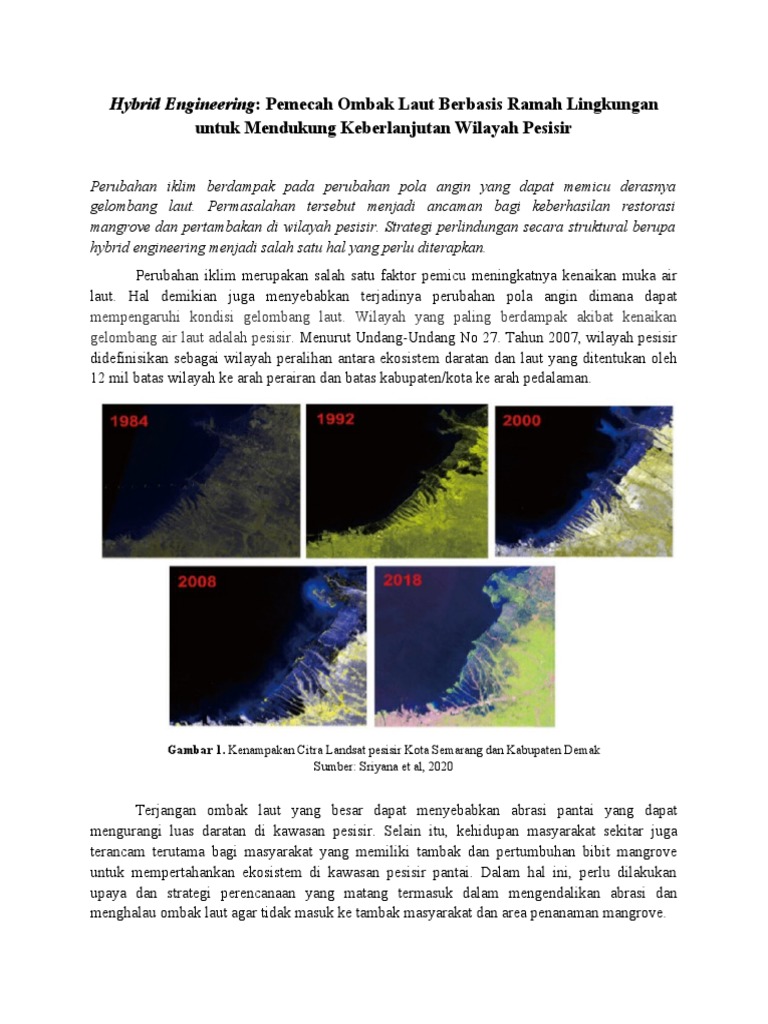Hybrid Engineering Pemecah Ombak | PDF