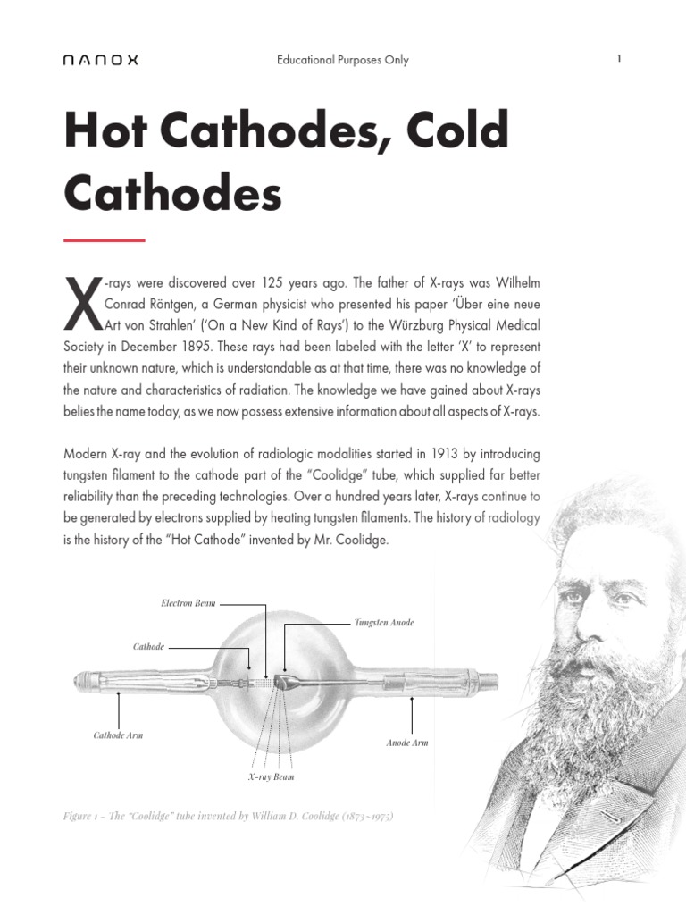 Hot vs. Cold Cathode Technology Overview | PDF | Vacuum Tube | Carbon ...