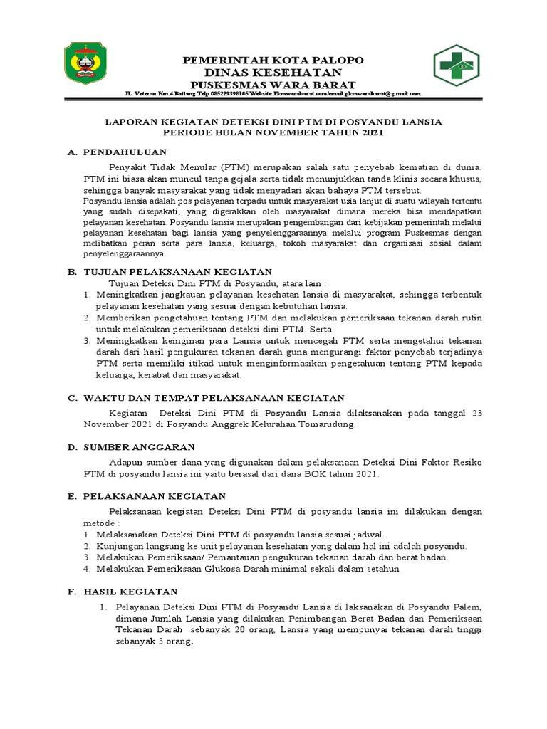 Laporan Bok Palem | PDF