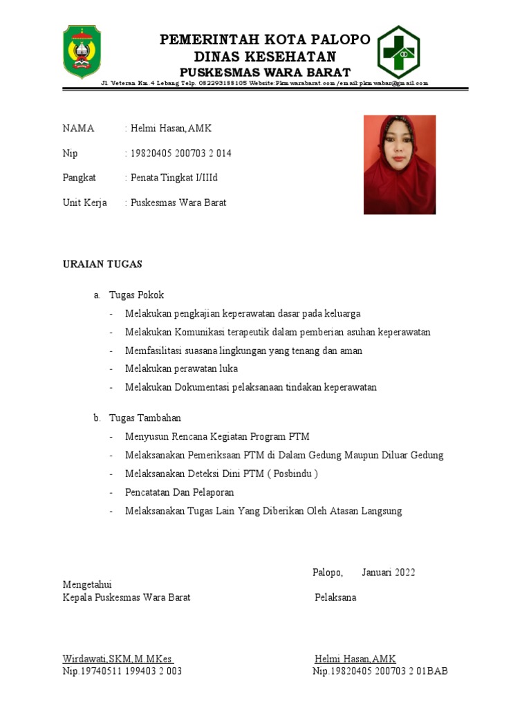 Uraian Tugas PTM | PDF