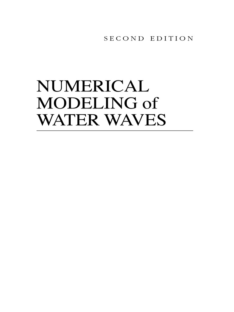 Numerical Modelling Water Waves | PDF