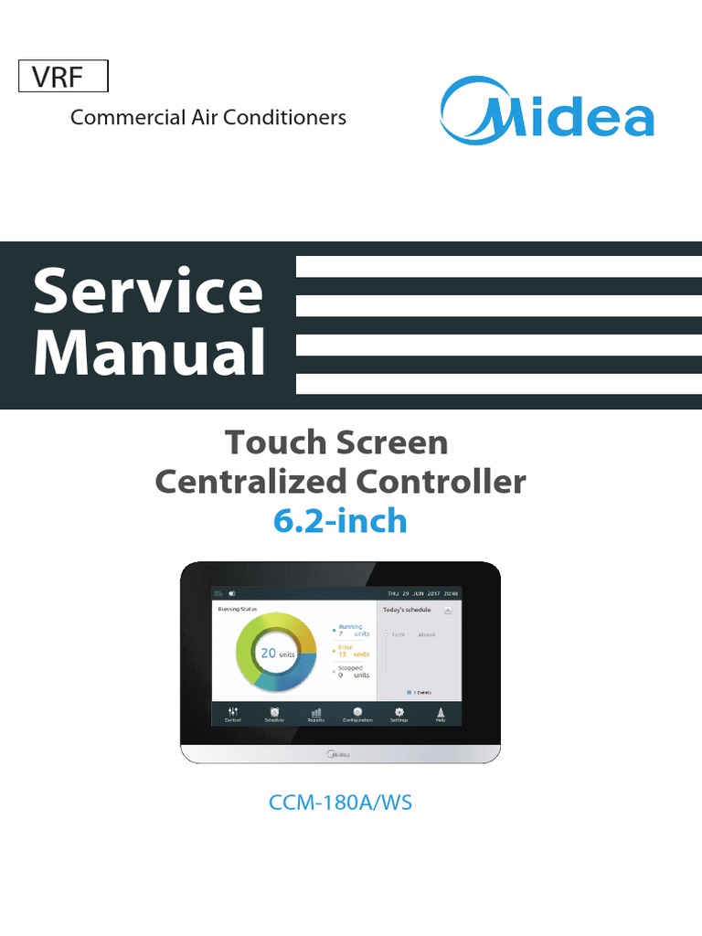 6.2-Inch Touch Screen Centralized Controller Service Manual-H3005 | PDF ...