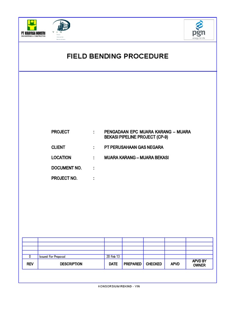 13.7 Field Bending Procedure | PDF