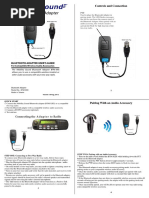 Bluetooth 2-in-1 Transmitter Manual | PDF