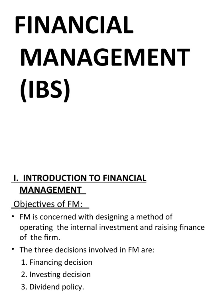 Financial Management (IBS) | PDF | Bonds (Finance) | Securities (Finance)