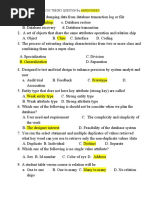 Level Three COC Exam Sample Type Questions DBMS | PDF | Databases ...