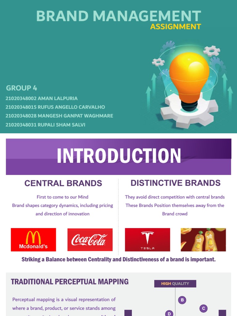 Brand Management: Assignment | PDF | Brand | Perception