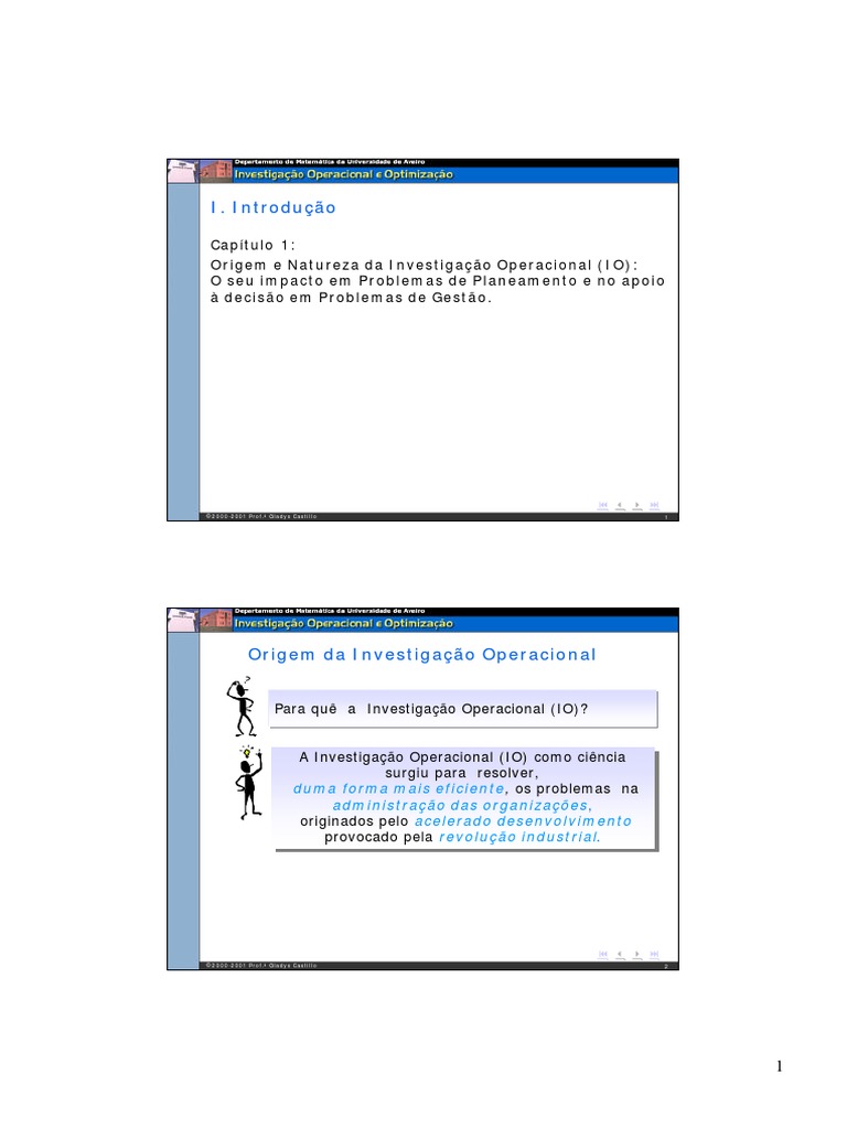 Investigacao Operacional | PDF | Pesquisa operacional