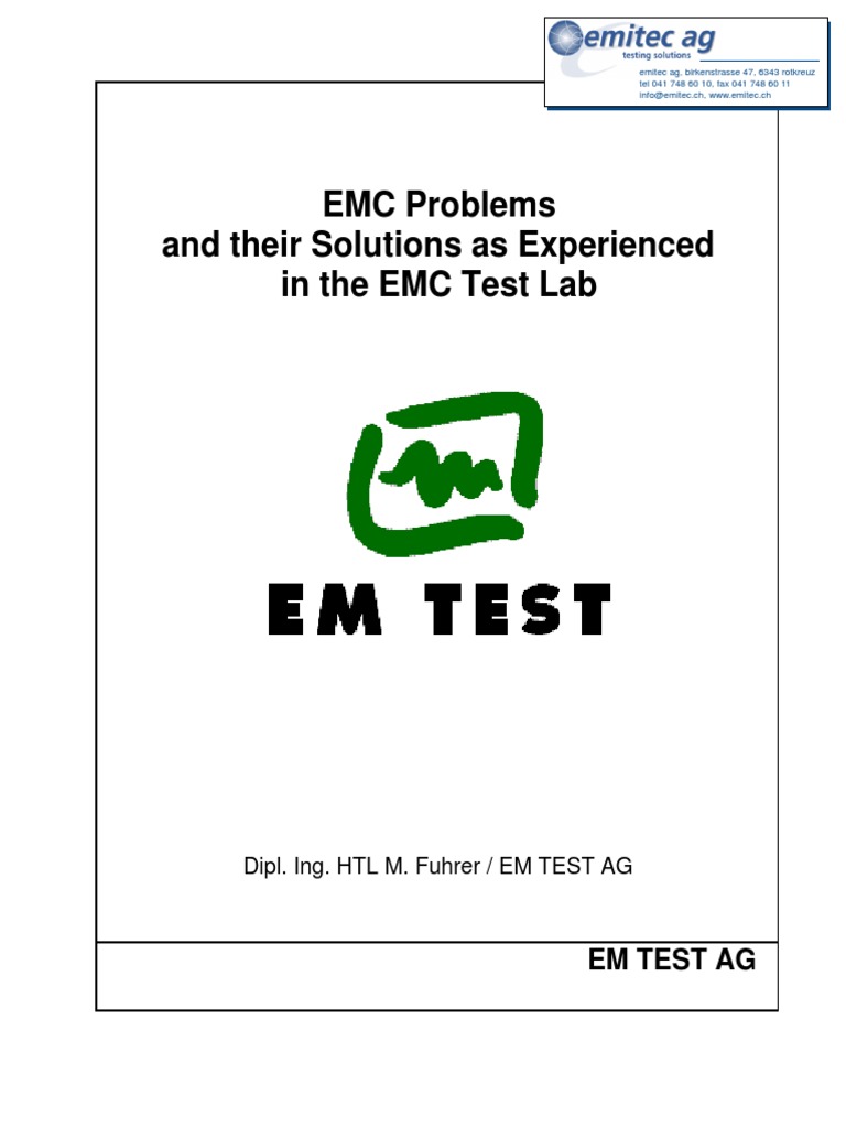 410pdf Emc Problems and Solutions | PDF