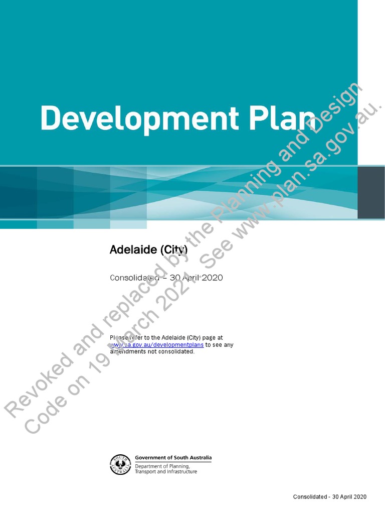 Adelaide Council Development Plan | PDF