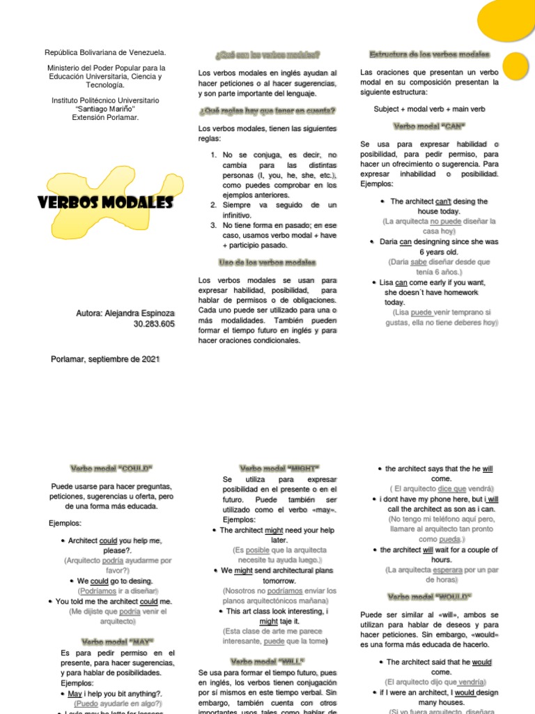 Ingles Triptico | PDF