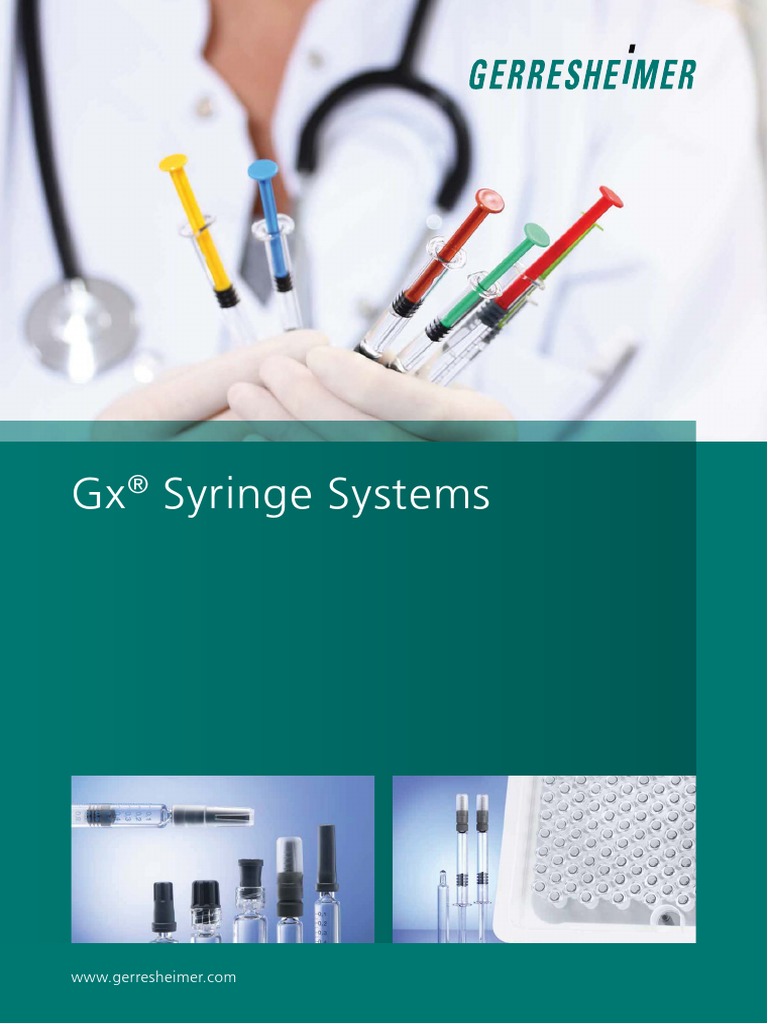 GY Syringe Systems Brochure | PDF | Syringe | Chemical Substances