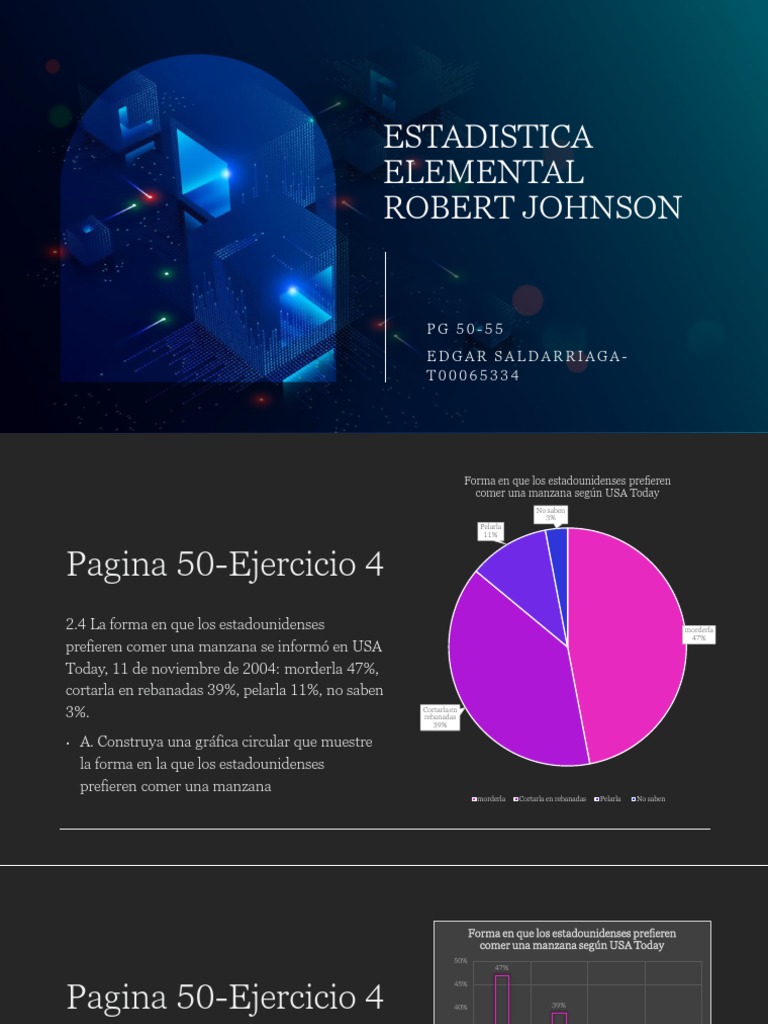 Estadistica Elemental-Ejercicio 4 | PDF
