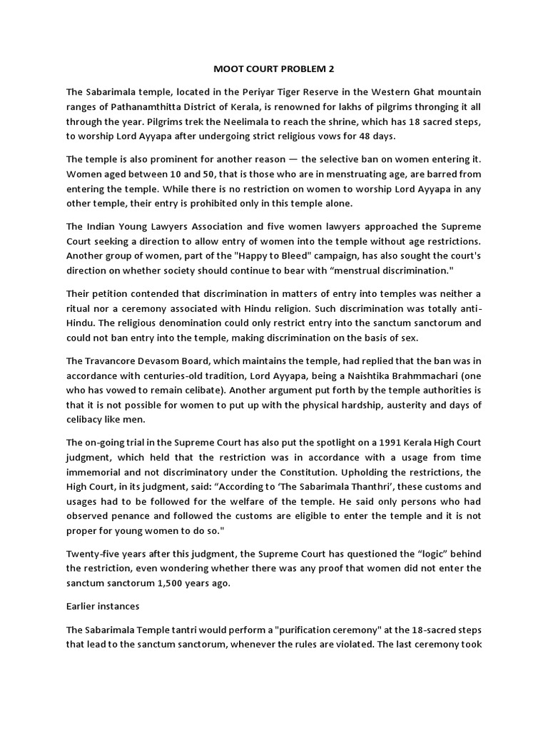 Moot Problem-2 | PDF