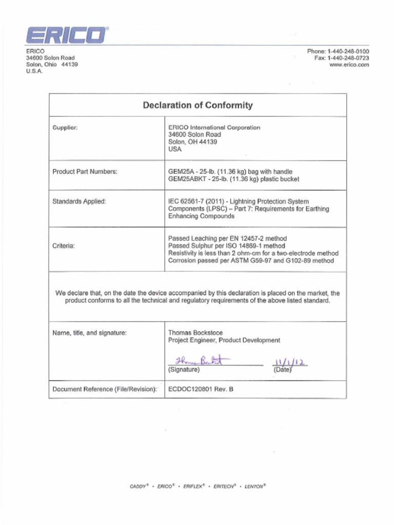 GEM25A IEC 62561-7 - All | PDF