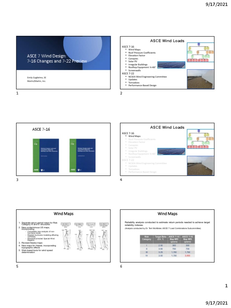 ASCE 7-16 to 7-22 Wind Design Changes | PDF | Map | Wound