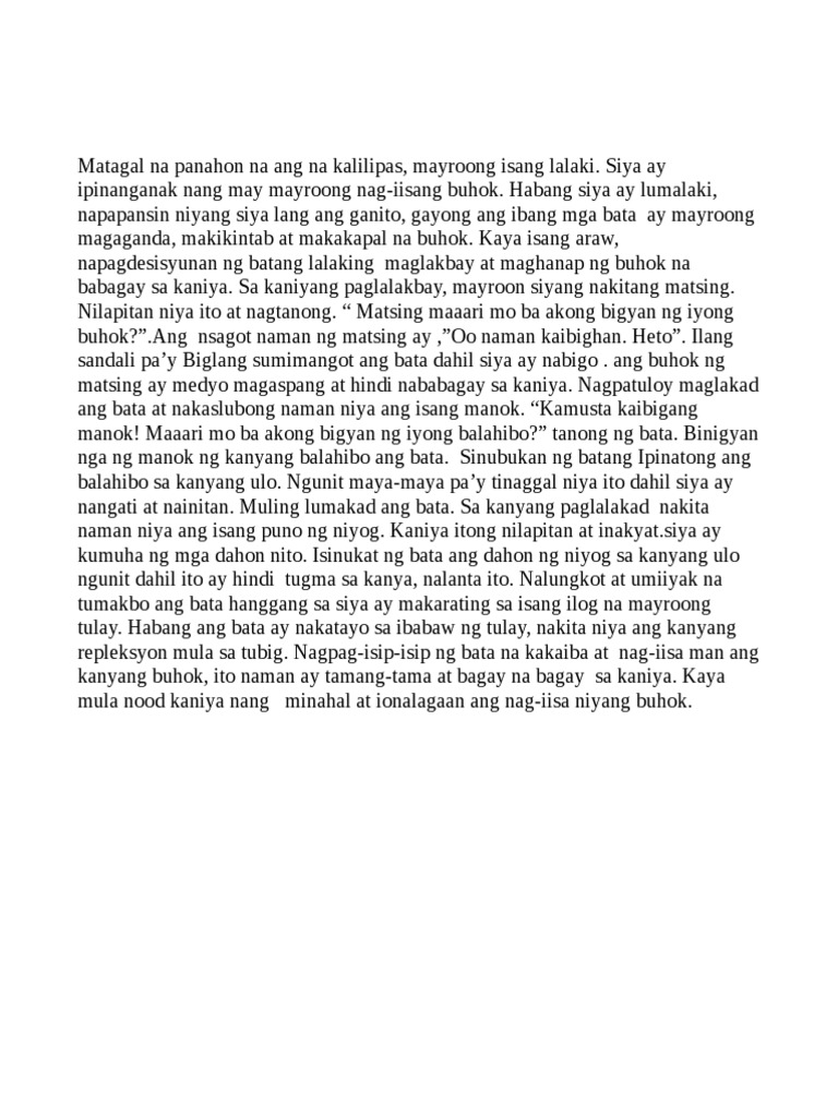 Parabula Filipino | PDF