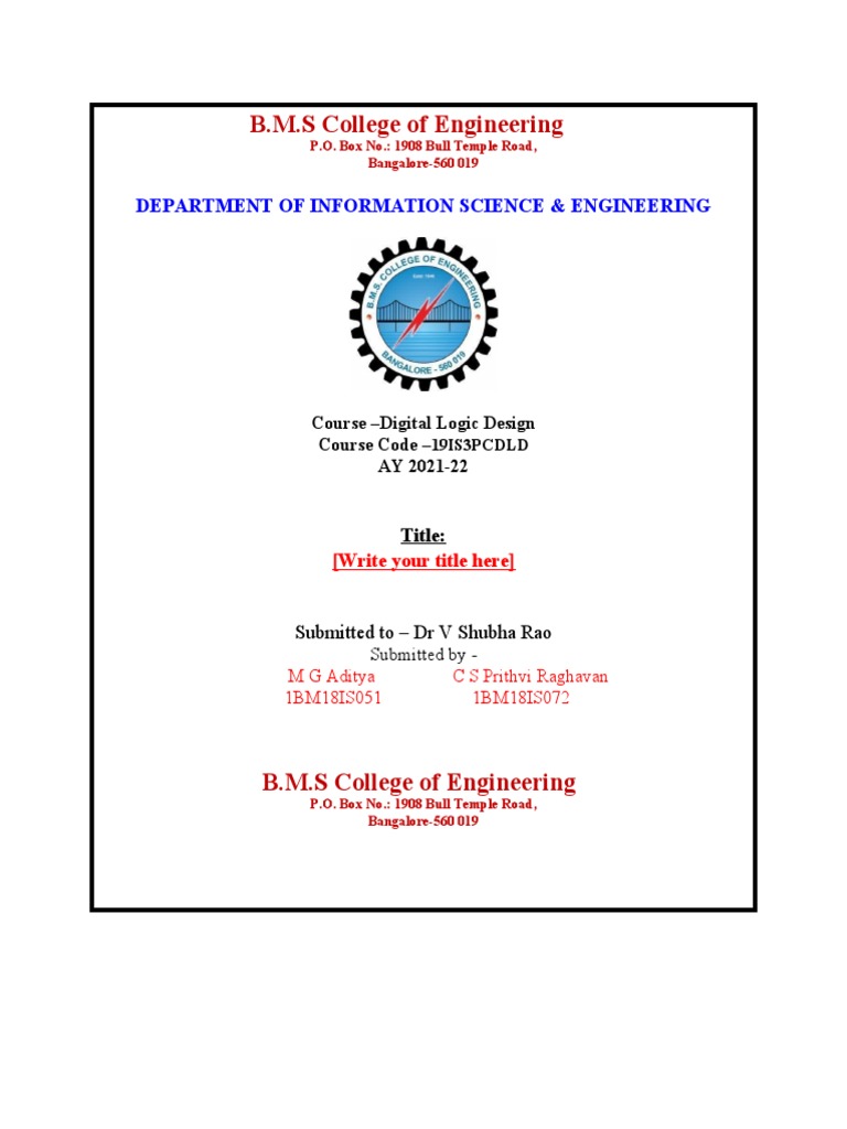 DLD Tutorial 3 | PDF