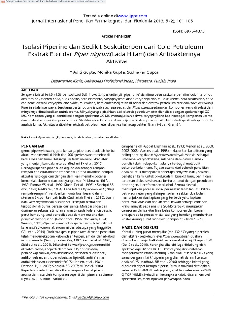 IJPPR, Vol5, Issue2, Article5 Af Id | PDF