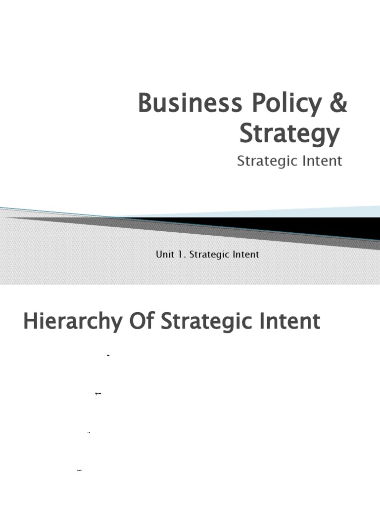 Business Policy & Strategy | PDF | Strategic Management | Marketing