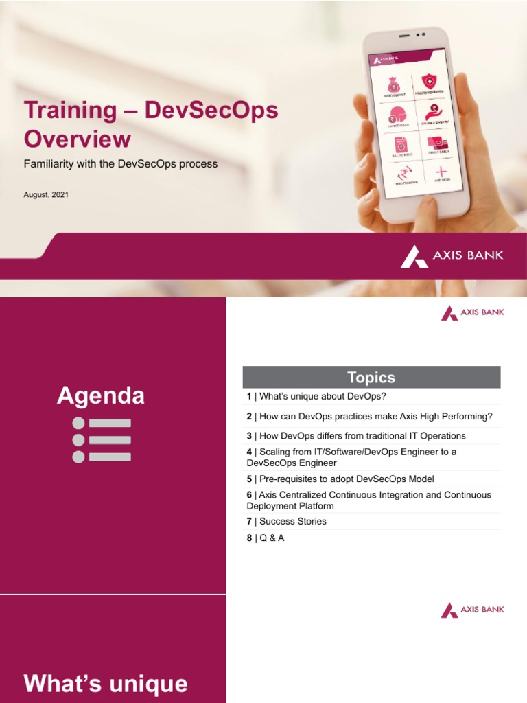 Axis DevSecOps Training Batch-5 | PDF | Agile Software Development ...