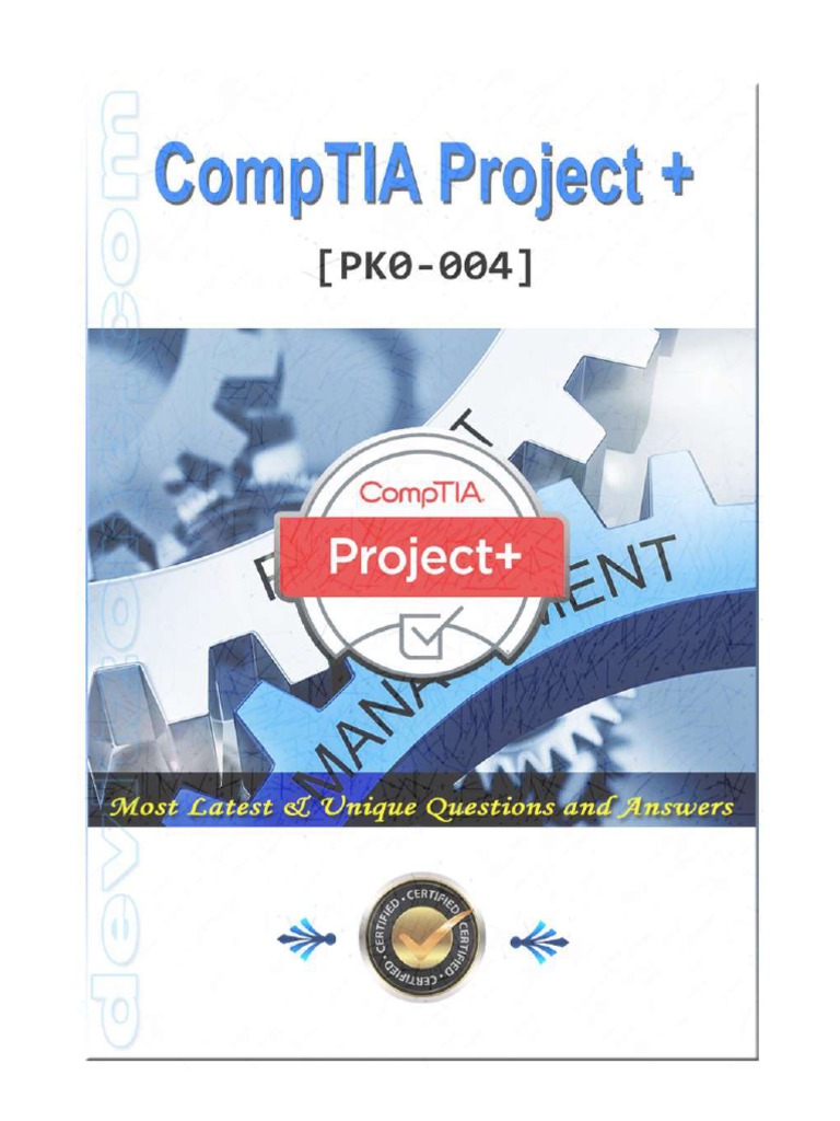 CompTIA Project+ (PK0-004) Exam Preparation | PDF | Test (Assessment ...