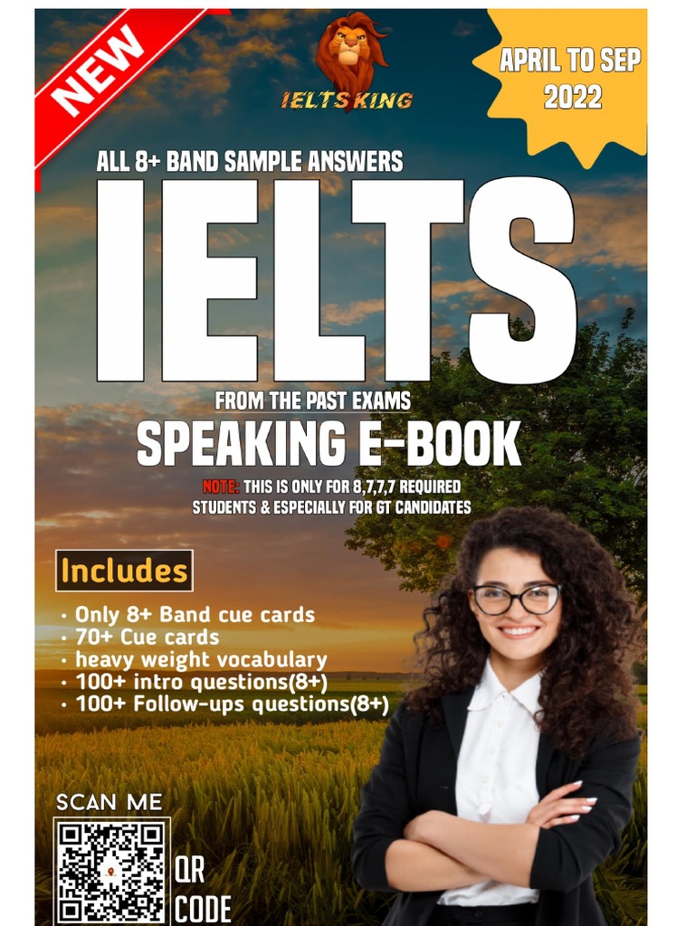 Cue Cards Apr Sep 2022 8 Band Speaking Handbook by IELTSKING | PDF