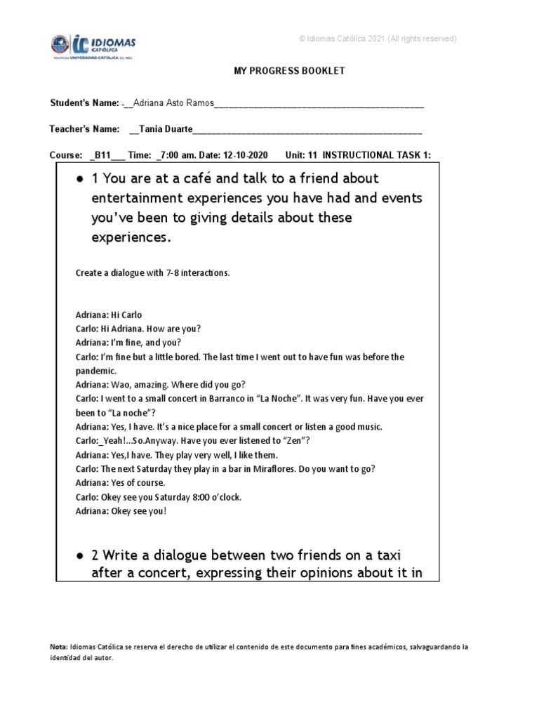 MY PROGRESS BOOKLET TEMPLATE para WORD | PDF | Pedagogy | Communication