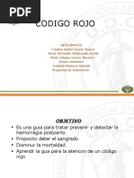 Hemorragia Obstétrica Código Rojo PROTOCOLO | PDF | Choque ...