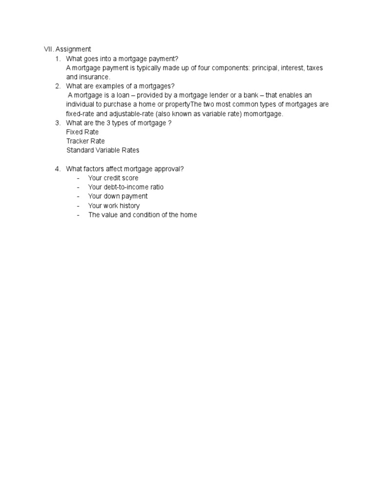 Understanding Mortgage Payments & Types | PDF | Finance & Money Management