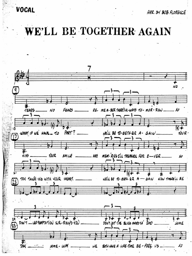 Well Be Together Again - FULL Big Band - Florence - Diana Schuur ...