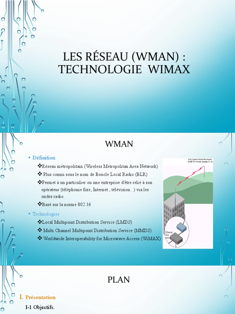 Définition et fonctionnement du WiMAX | PDF | WiMAX | Télécommunications