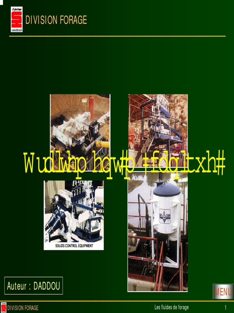 Module M1 Fluides de Forage | PDF