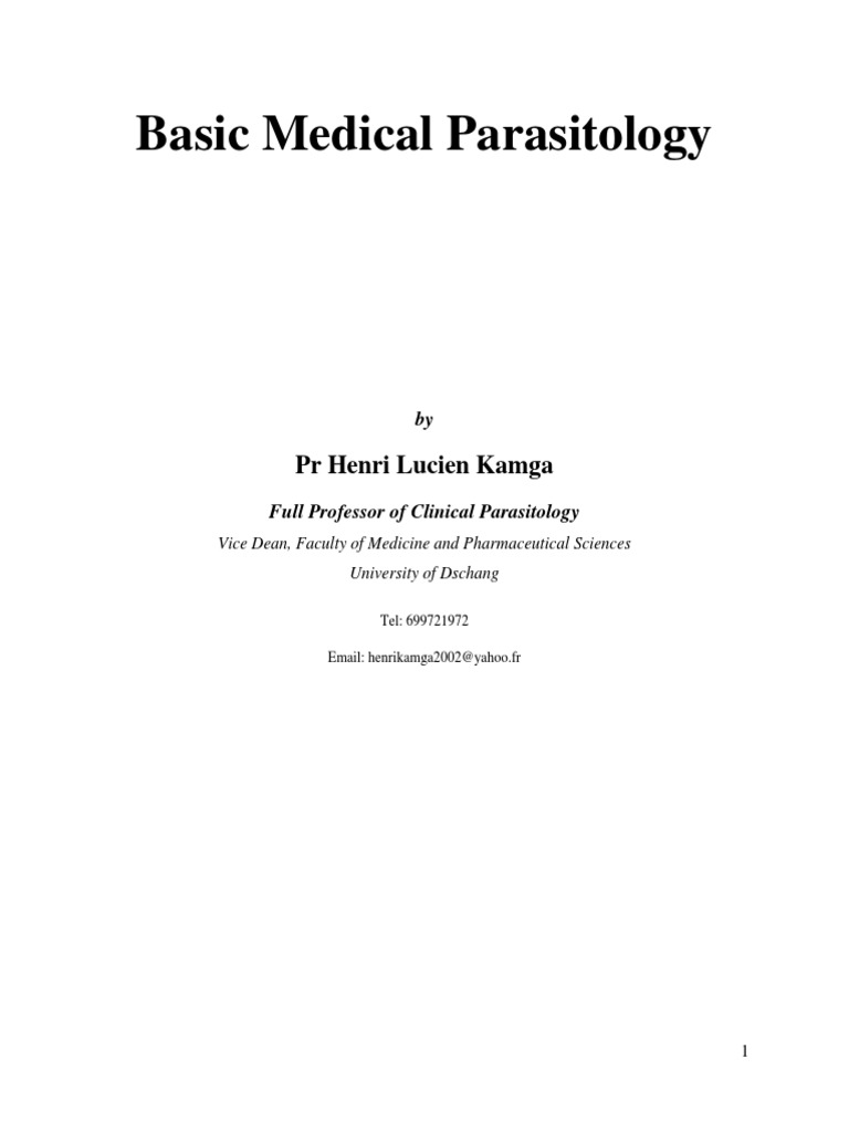 Basic Medical Parasitology | PDF | Parasitism | Infection