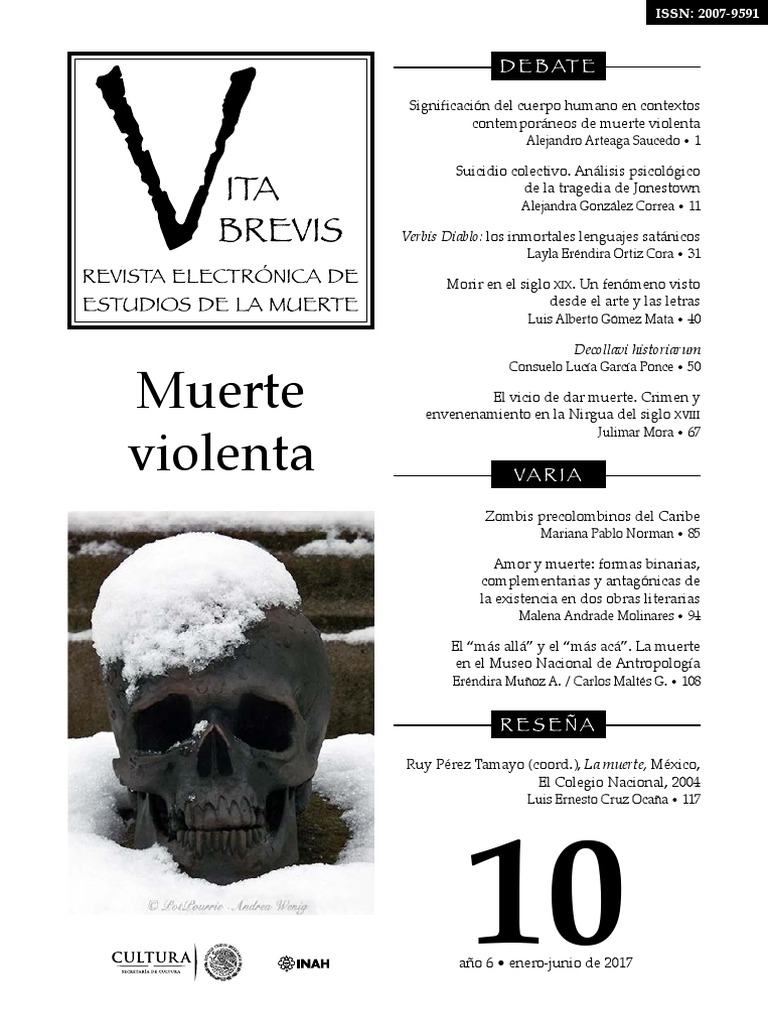 Vita Brevis - 10. Muerte Violenta | PDF | Filosofía | Historia