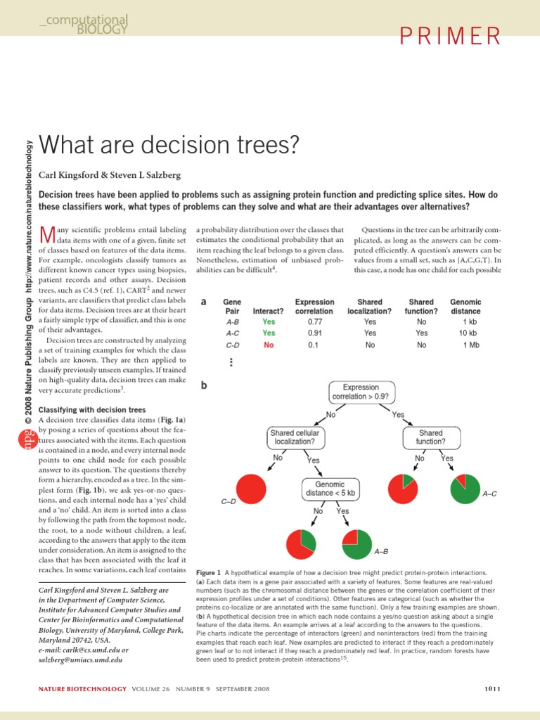 Decision Trees | PDF | Statistical Classification | Applied Mathematics
