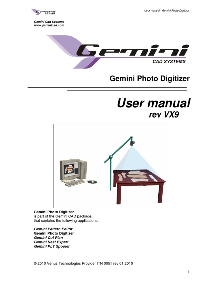 Gemini Photo Digitizer v.X9 - User Manual | Digital Camera | Exposure ...