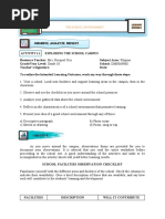 The School Environment: Field Study 1 | PDF | Classroom | Learning