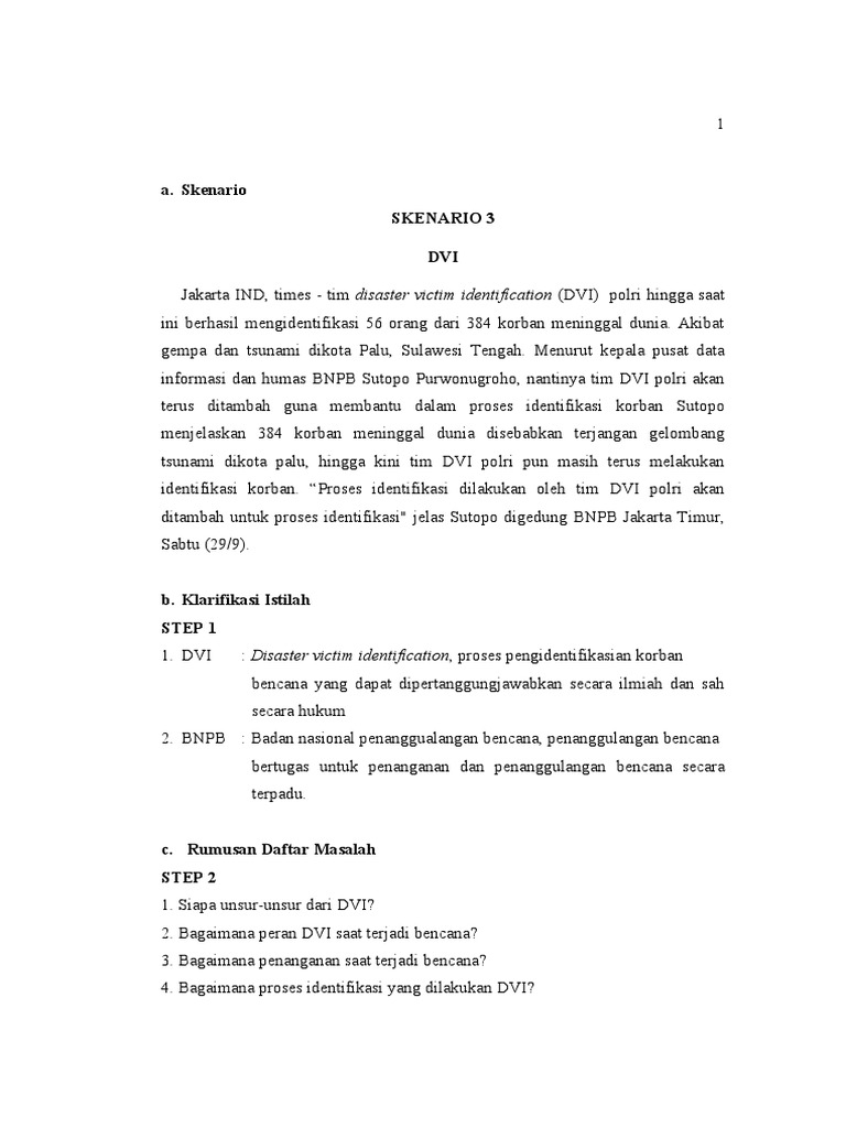 ISI PBL SK 3 BLOK 5.2 (Hasil Revisian) | PDF