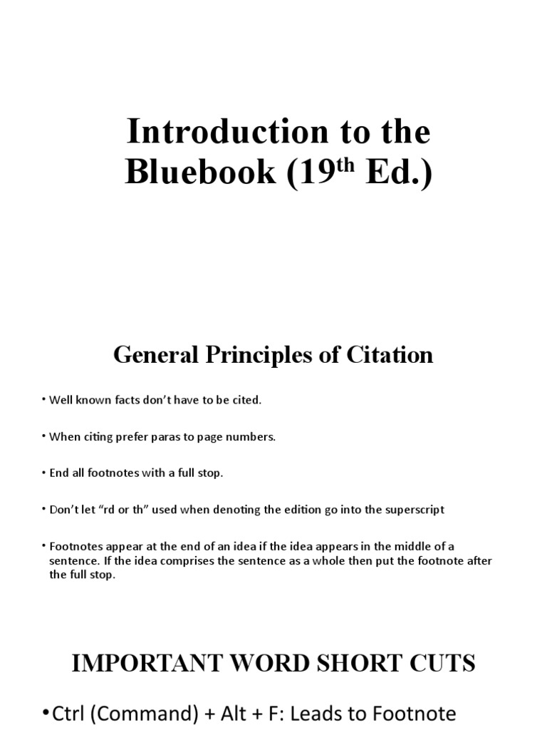 Bluebook | PDF