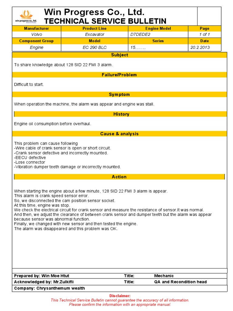 Volvo 128 SID 22 FMI 3 Alarm Fix | PDF | Electrical Connector | Electricity