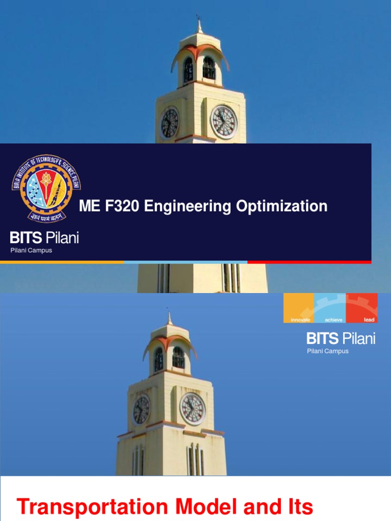Transportation Model and Its Variants | PDF | Mathematical Analysis ...