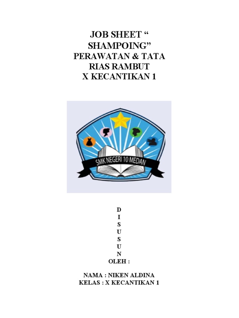 Job Sheet Shampoing Kecantikan Rambut | PDF