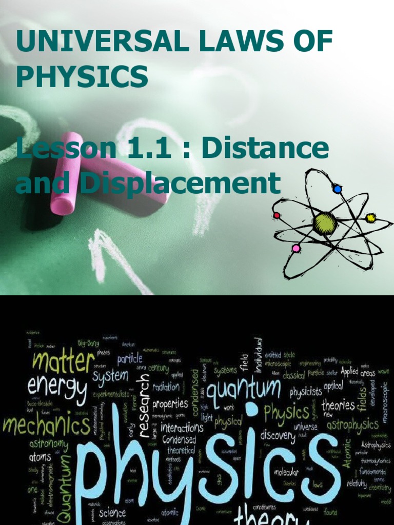 Universal Laws of Physics Lesson 1.1: Distance and Displacement | PDF ...